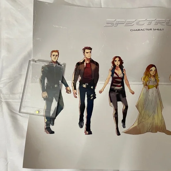 Unbranded | Other | Spectrum Comics Character Sheet 9x13 223 Sdcc Swag ...